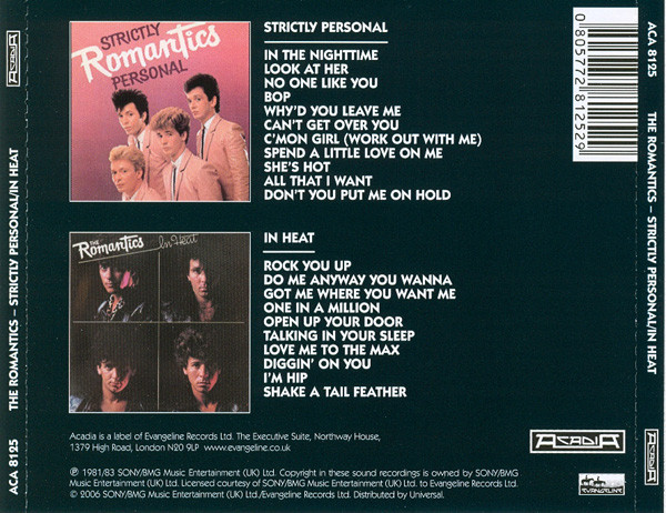 The Romantics Strictly Personal