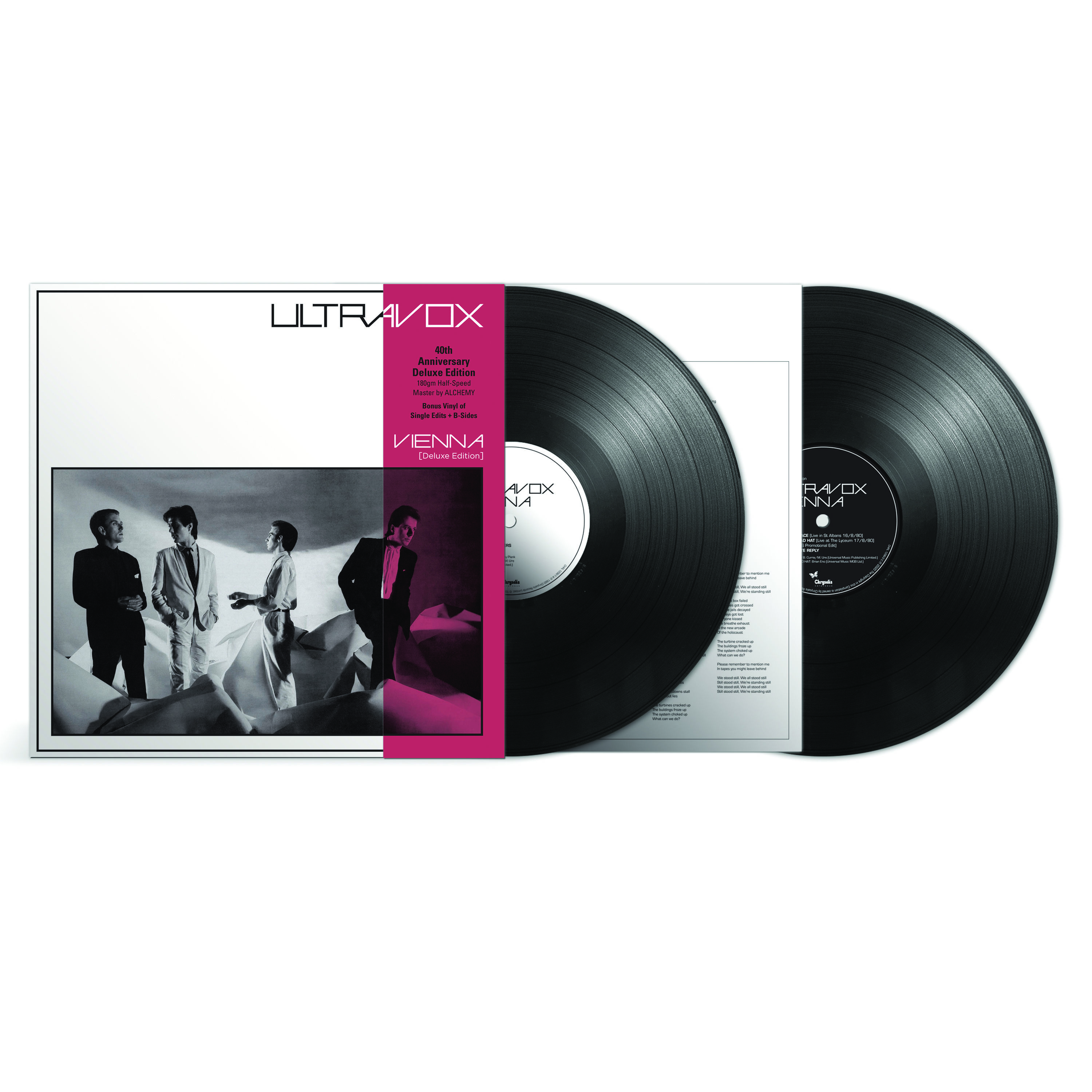 Ultravox 2 Lp Vienna 40th Anniversary Half Speed Master Vinyl